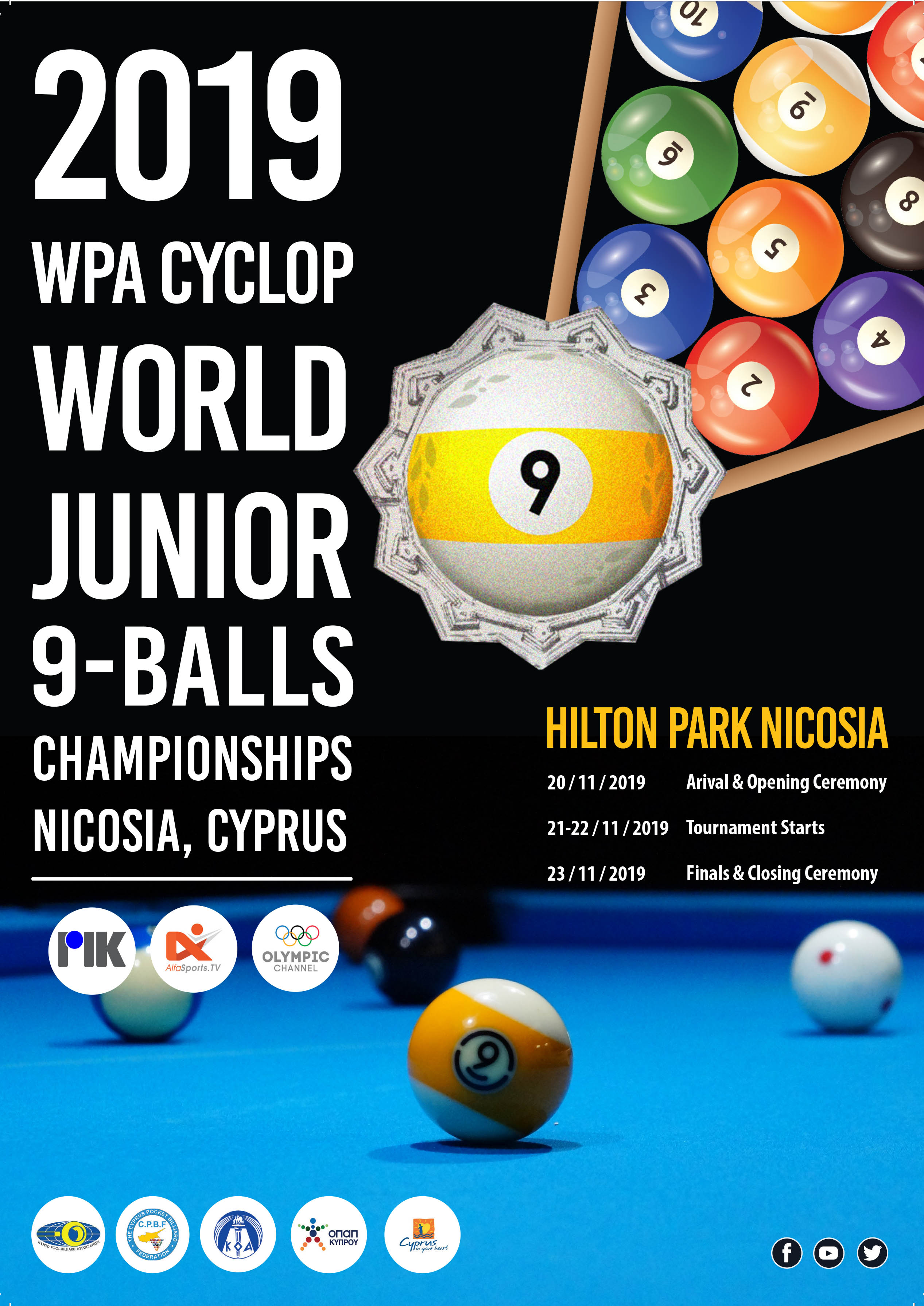 WPA Cyclop World Junior 9-Ball Championships - Alfa Sports TV
